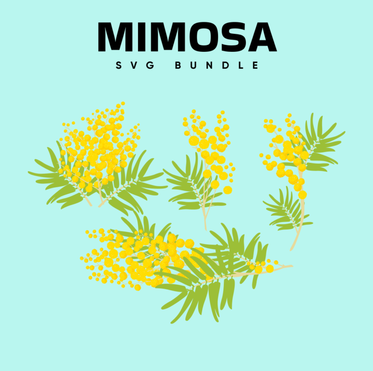 Mimosa SVG Designs – MasterBundles