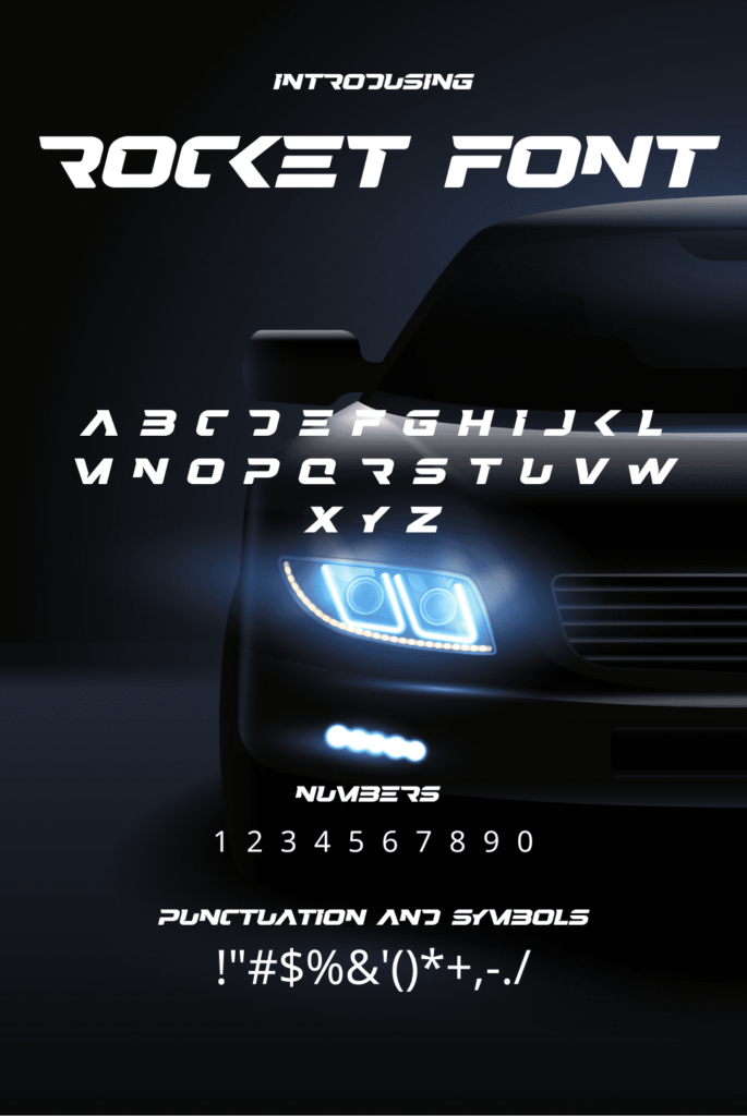 Rocket Font – MasterBundles