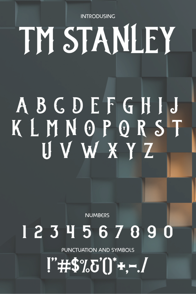 Tm Stanley Font – MasterBundles