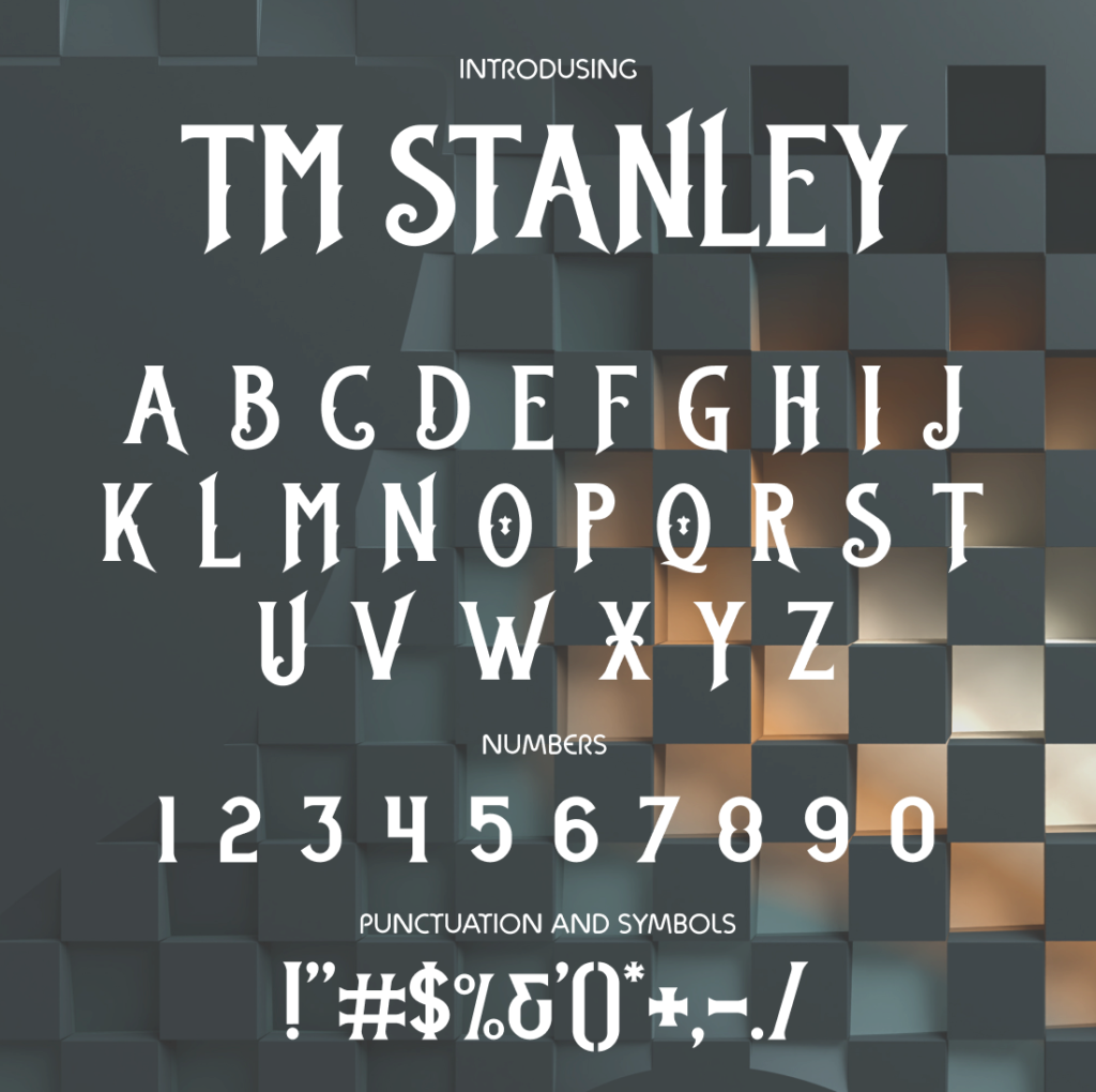 Tm Stanley Font – MasterBundles
