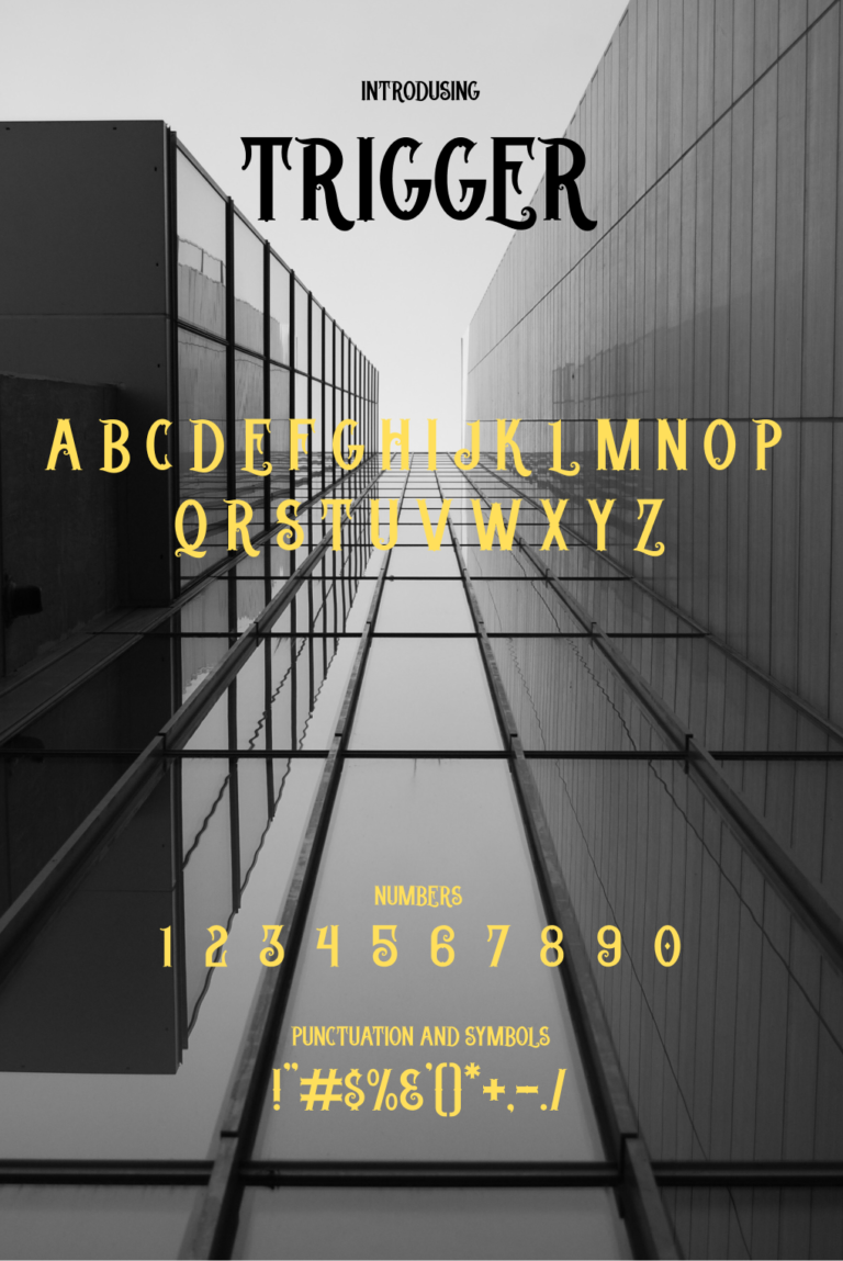 Trigger Font – MasterBundles