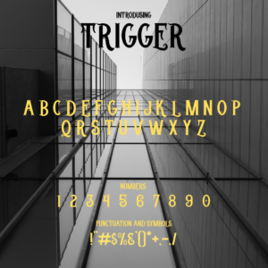 Trigger Font – MasterBundles