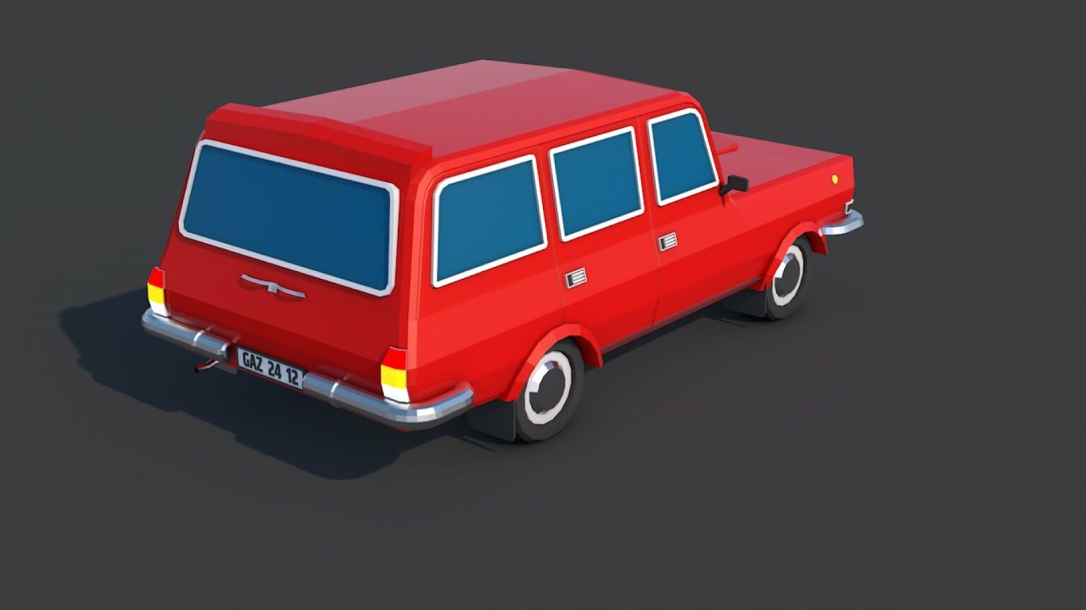 Low Poly City Car – MasterBundles