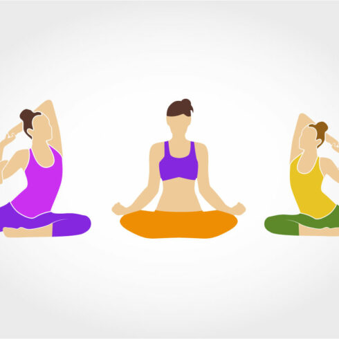 Yoga Poses vector bundle - MasterBundles