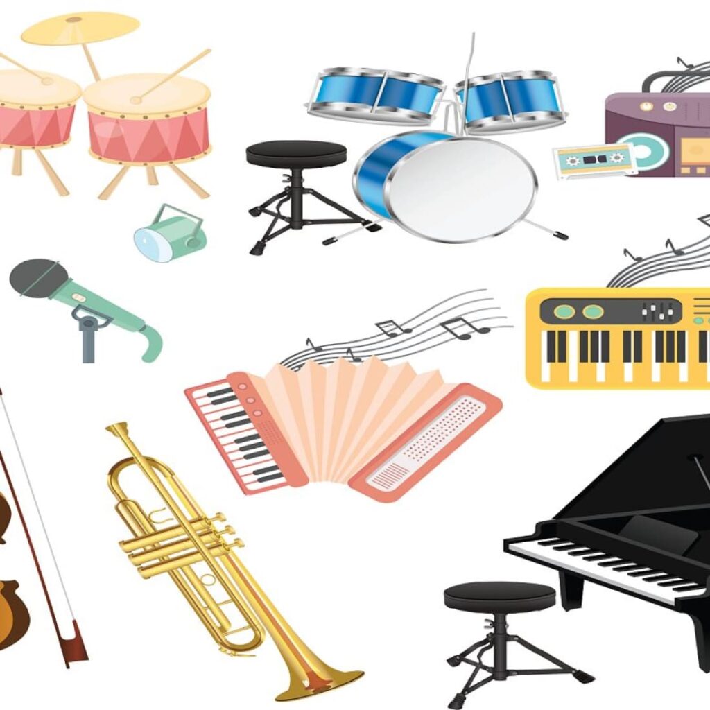 Digital Musical Instrument Clipart – MasterBundles