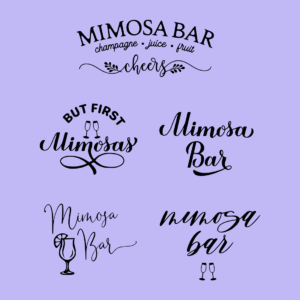 Mimosa Bar SVG Designs – MasterBundles