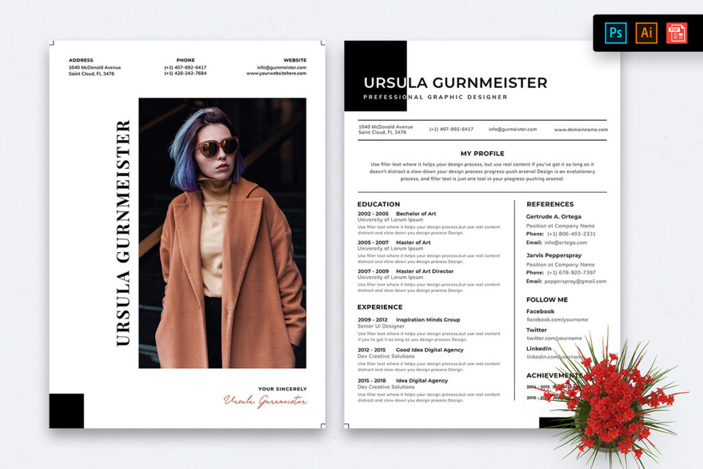 Huge Bundle Professional Resume Templates - MasterBundles