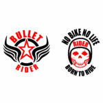 Bike Riders Stickers Template | MasterBundles
