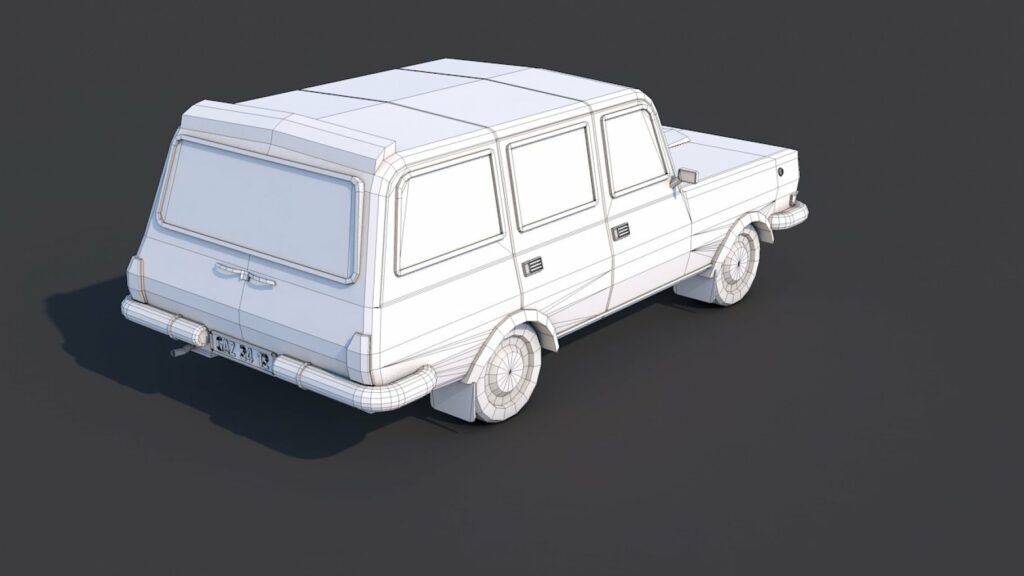 Low Poly City Car – MasterBundles