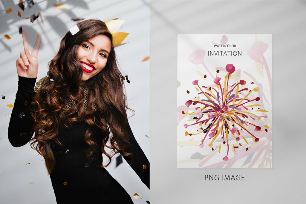 Watercolor Firecracker – MasterBundles
