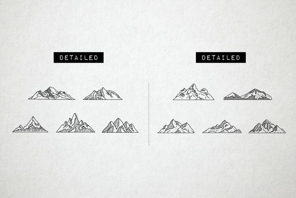 45 Mountain Icons - Logo Icons – MasterBundles