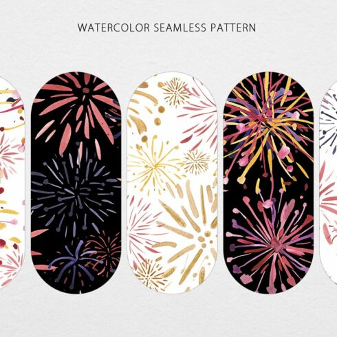 Watercolor Firecracker | MasterBundles