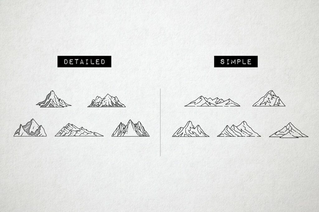 45 Mountain Icons - Logo Icons – MasterBundles