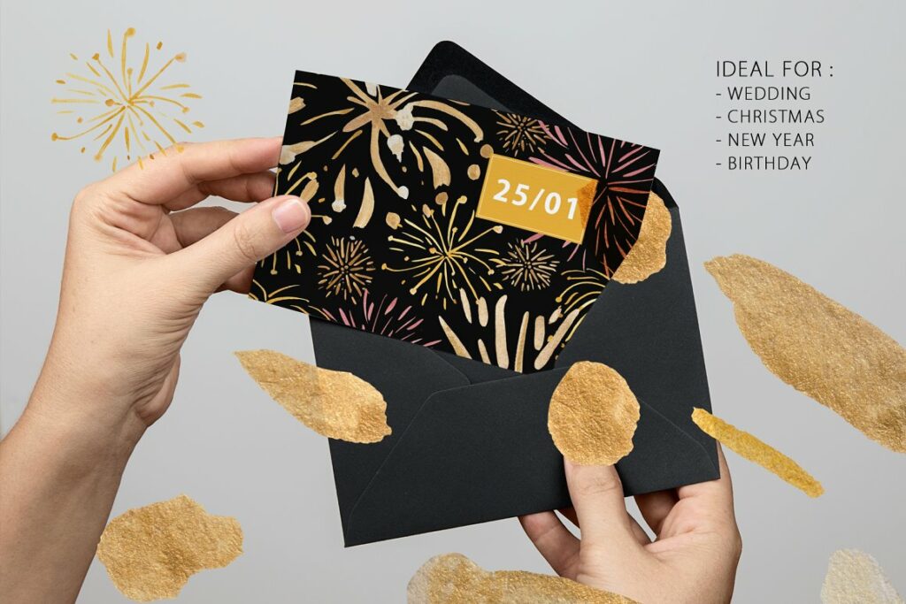 Watercolor Firecracker – MasterBundles