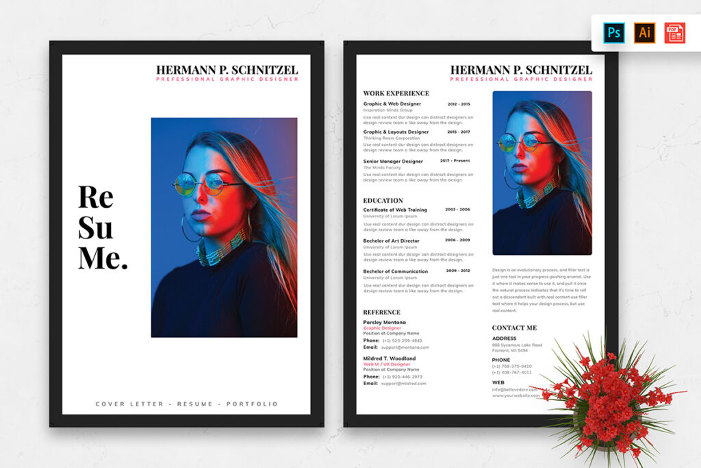 Huge Bundle Professional Resume Templates - MasterBundles