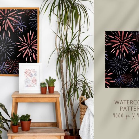 Watercolor Firecracker | MasterBundles