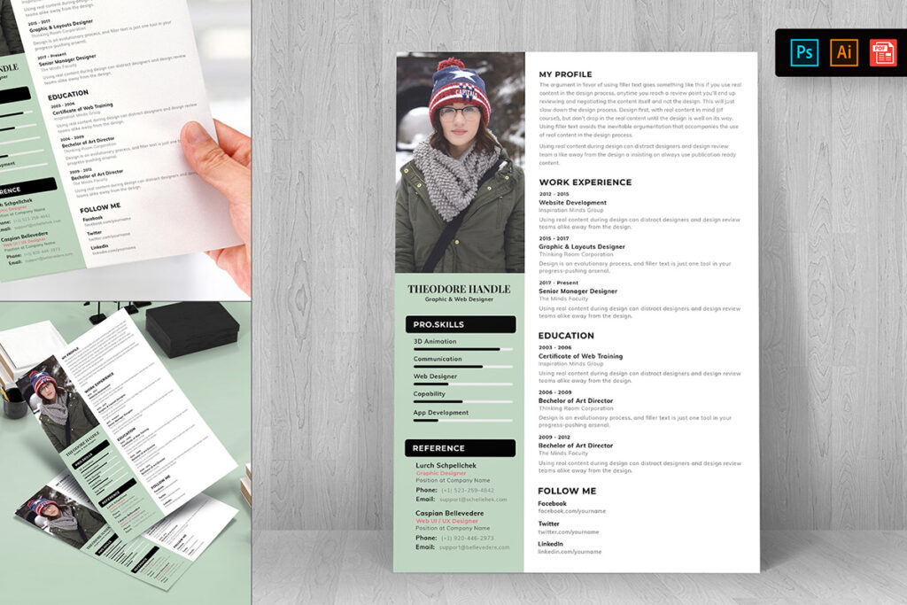 Huge Bundle Professional Resume Templates - MasterBundles