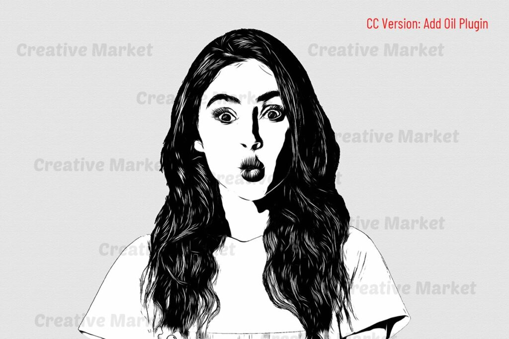 Tracing Portrait Photoshop Action – MasterBundles