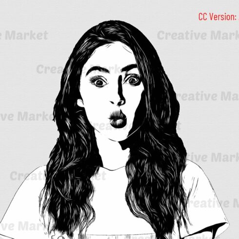 Tracing Portrait Photoshop Action – MasterBundles