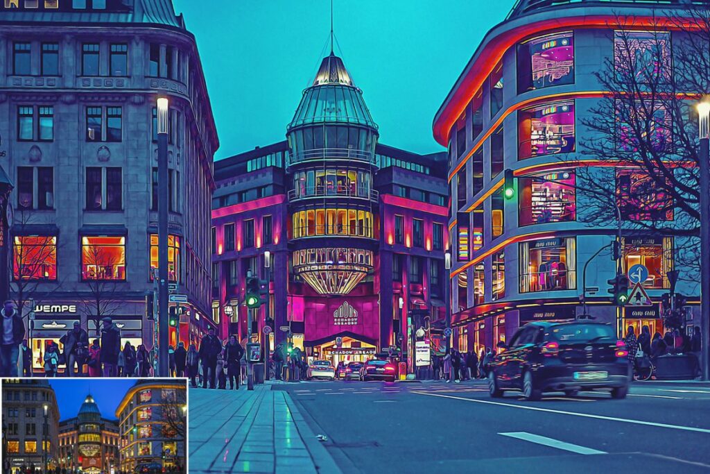 Cyberpunk Effect Photoshop Action – MasterBundles