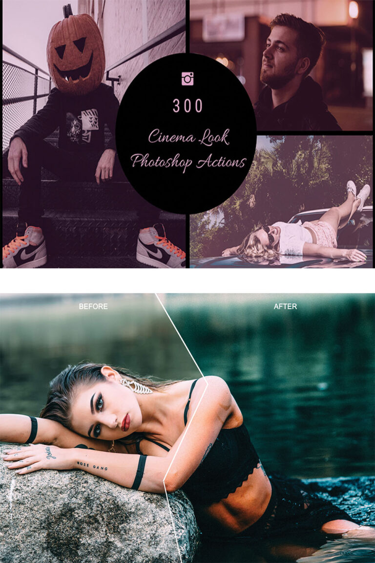 300 Cinematic look photoshop actions - MasterBundles