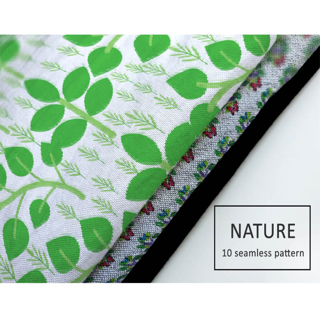 Seamless Nature pattern - MasterBundles