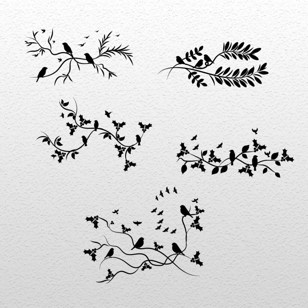 Branch bird tree svg bundle - MasterBundles