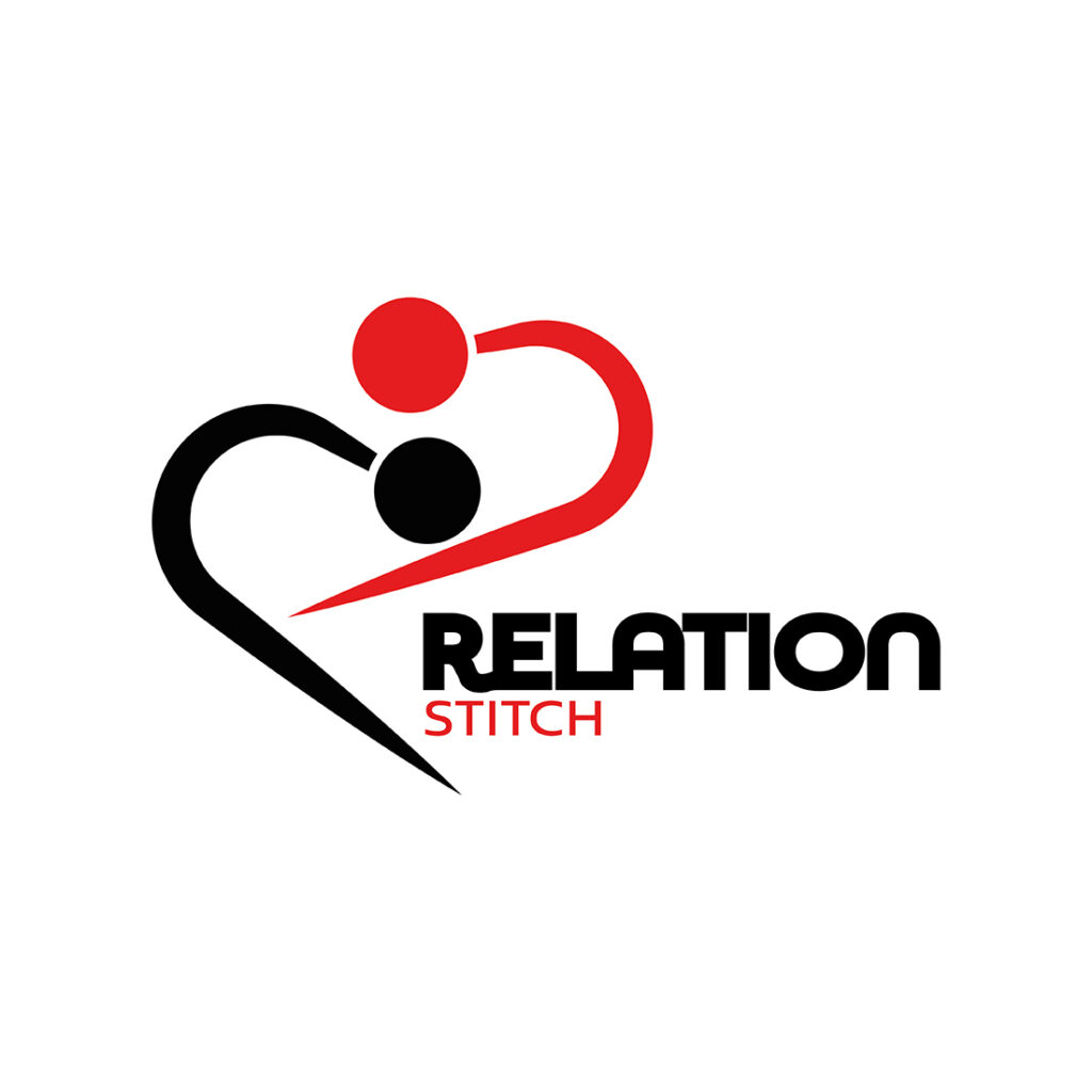 relational heart with community logo design - MasterBundles