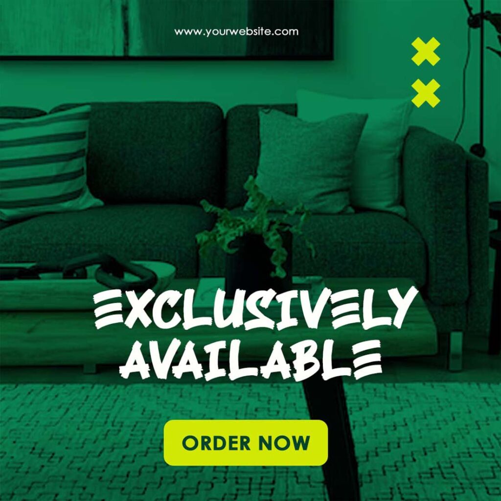 6 Exclusive Furniture Instagram Post Templates - MasterBundles