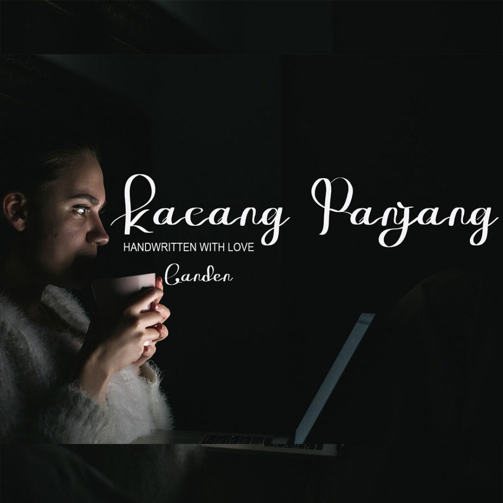 Script Font Kacang Panjang Design - MasterBundles