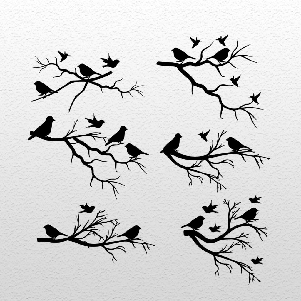 Bird Branch SVG Bundle - MasterBundles