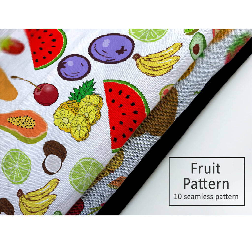 Seamless Fruit Pattern - MasterBundles