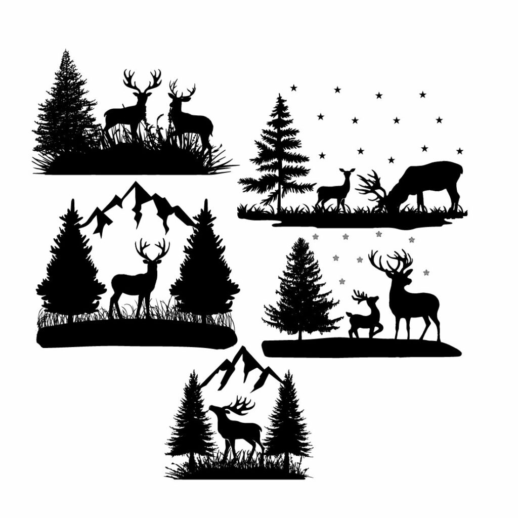 Deer Christmas SVG Bundle - MasterBundles