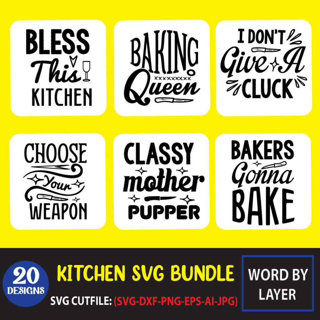 Kitchen SVG Bundle - MasterBundles