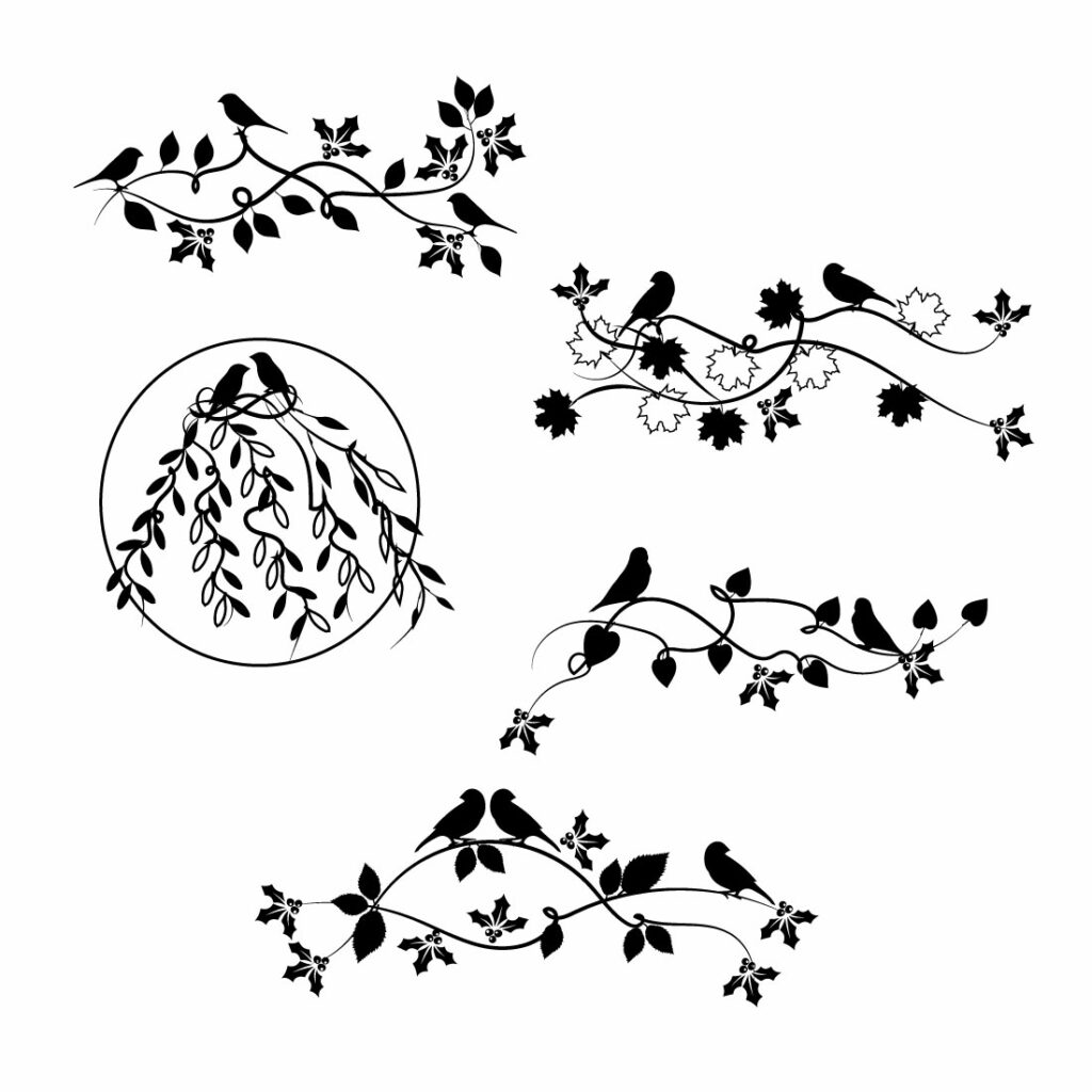 Tree branch bird svg bundle - MasterBundles