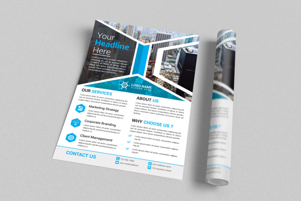 Professional Flyer Design Template - MasterBundles