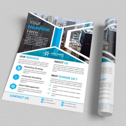 Professional Flyer Design Template | MasterBundles