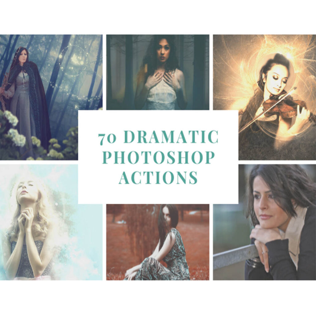 Dramatic Photoshop Actions Bundle - MasterBundles