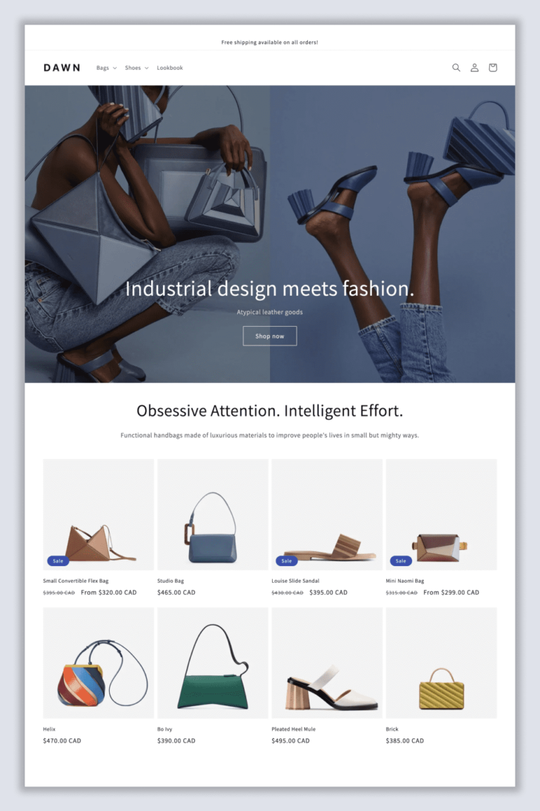 10+ Best Free Shopify Minimal Themes for Online Stores