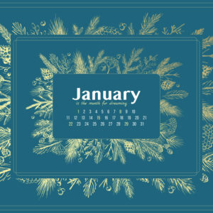 Free Modern January Calendar – MasterBundles