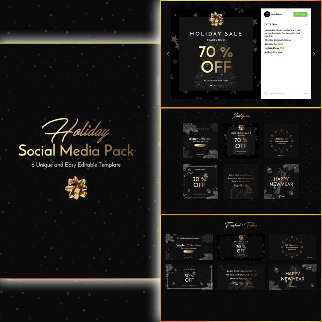 Holiday Social Media Pack – MasterBundles