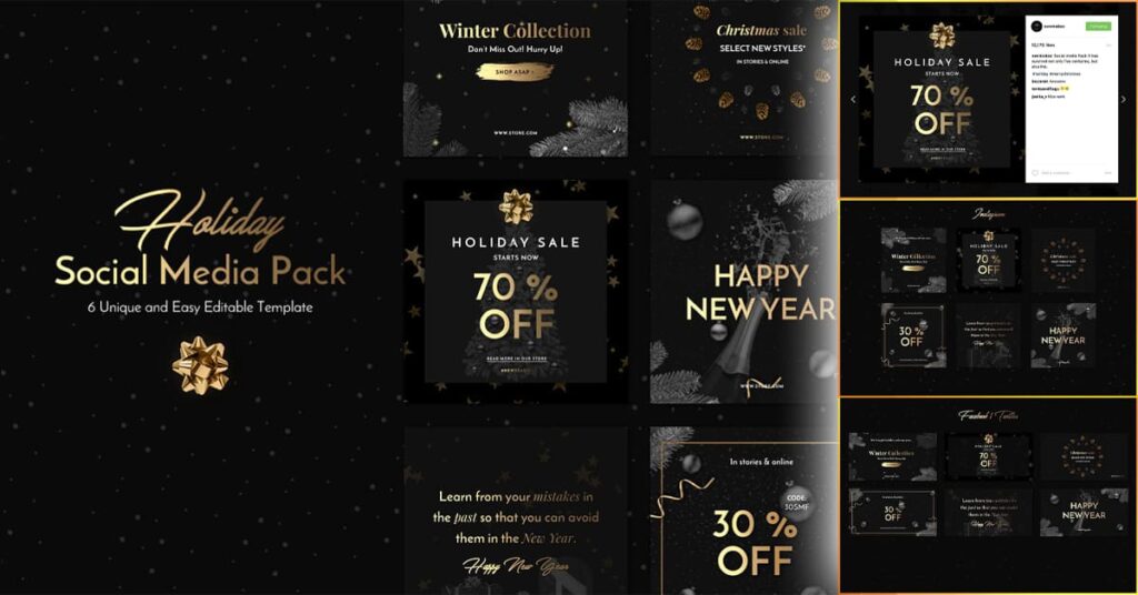 Holiday Social Media Pack – MasterBundles