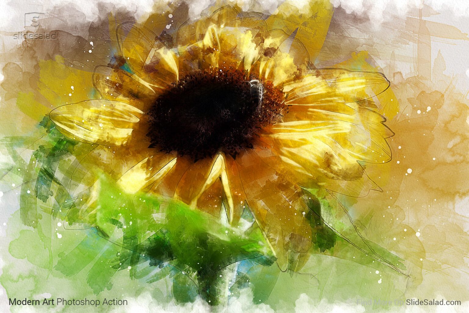 Modern Art Photoshop Action – MasterBundles