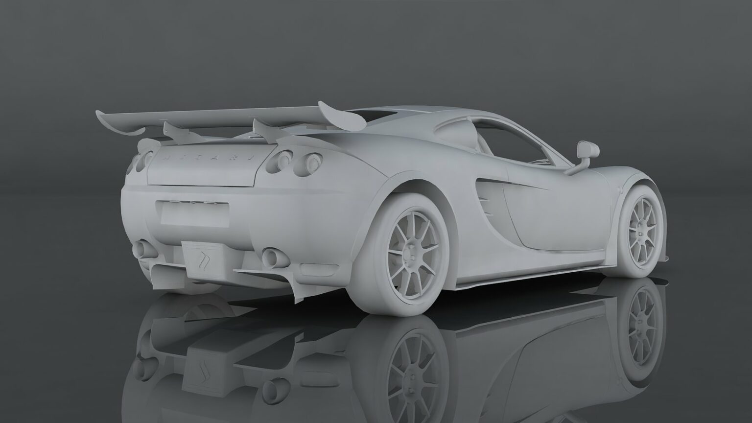 Ascari KZ1R Low-poly 3D Model Ready – MasterBundles