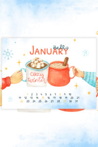 Free Cozy January Calendar – MasterBundles