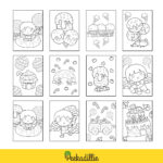 Candyland kids & adult A4 coloring pages - coloring book - MasterBundles