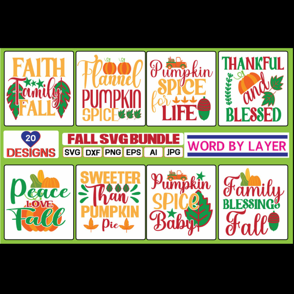 Fall SVG Bundle - MasterBundles