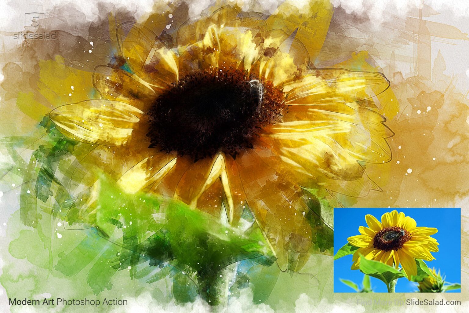 Modern Art Photoshop Action – MasterBundles