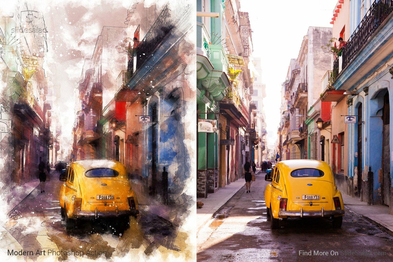 Modern Art Photoshop Action – MasterBundles