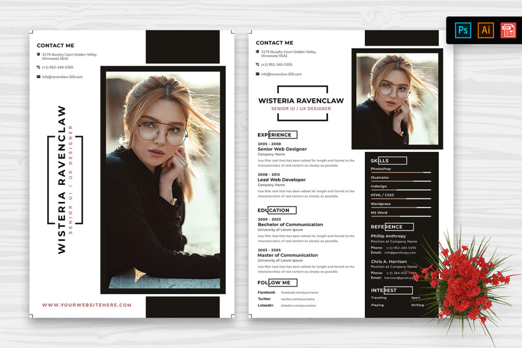 Huge Bundle Professional Resume Templates - MasterBundles